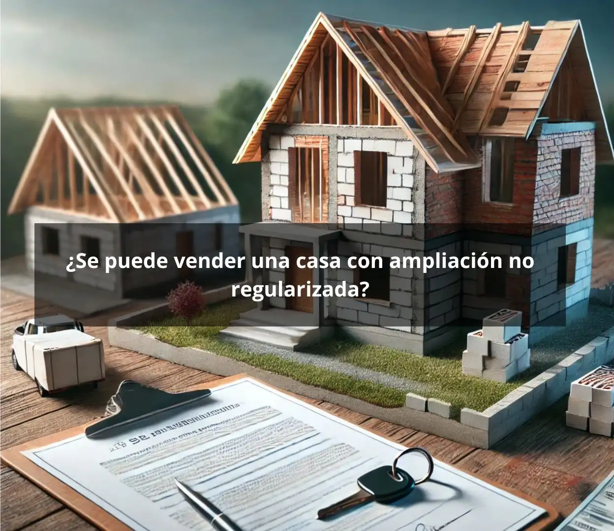 ¿Se puede vender una casa con ampliación no regularizada?